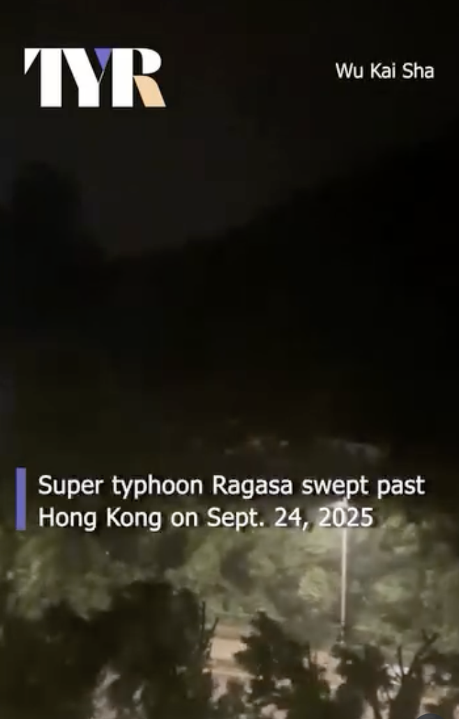 Super Typhoon Ragasa set the second-longest T10 signal in Hong Kong ...