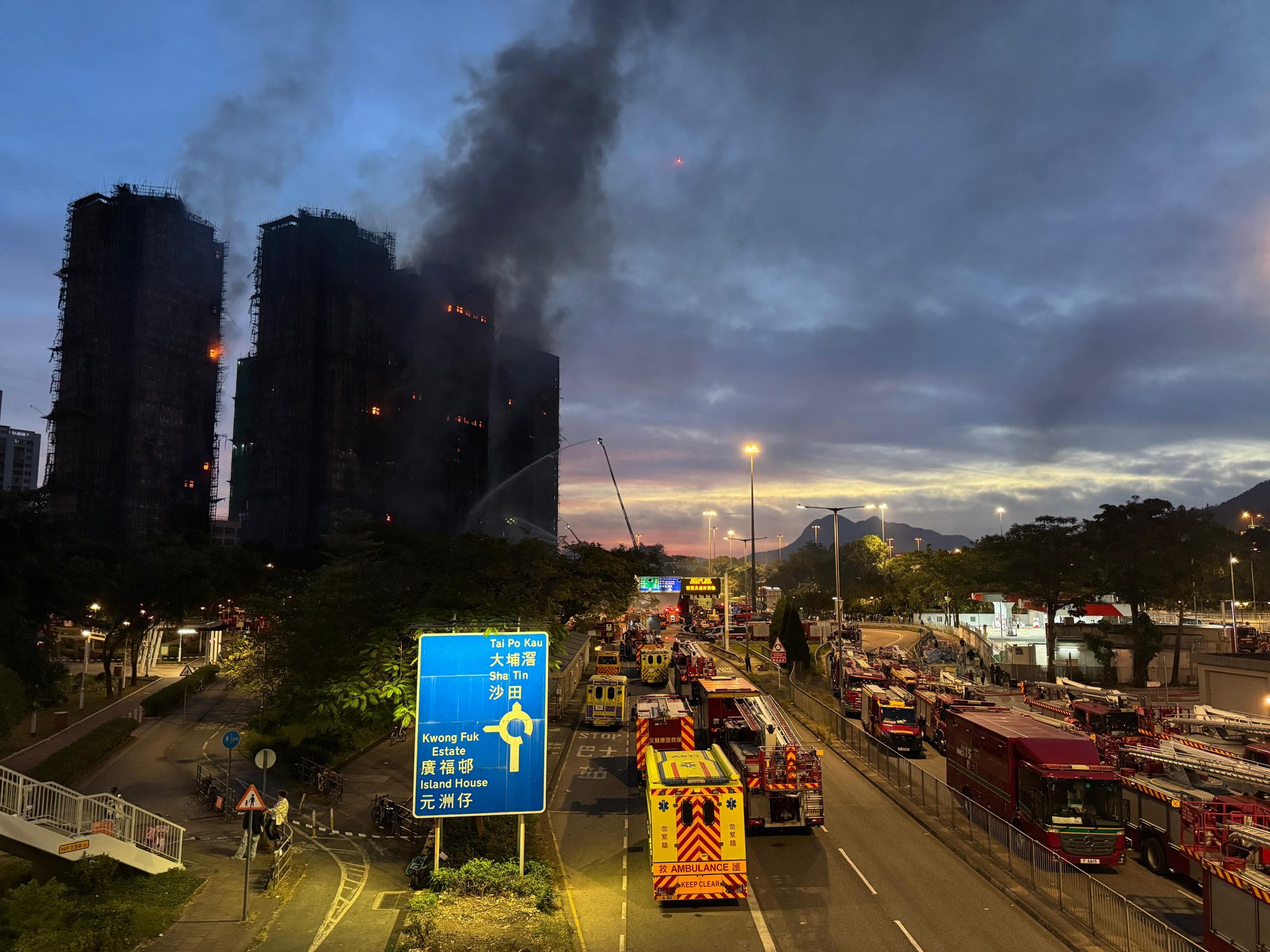 Tai Po fire still burning after more than 15 hours at level five ...